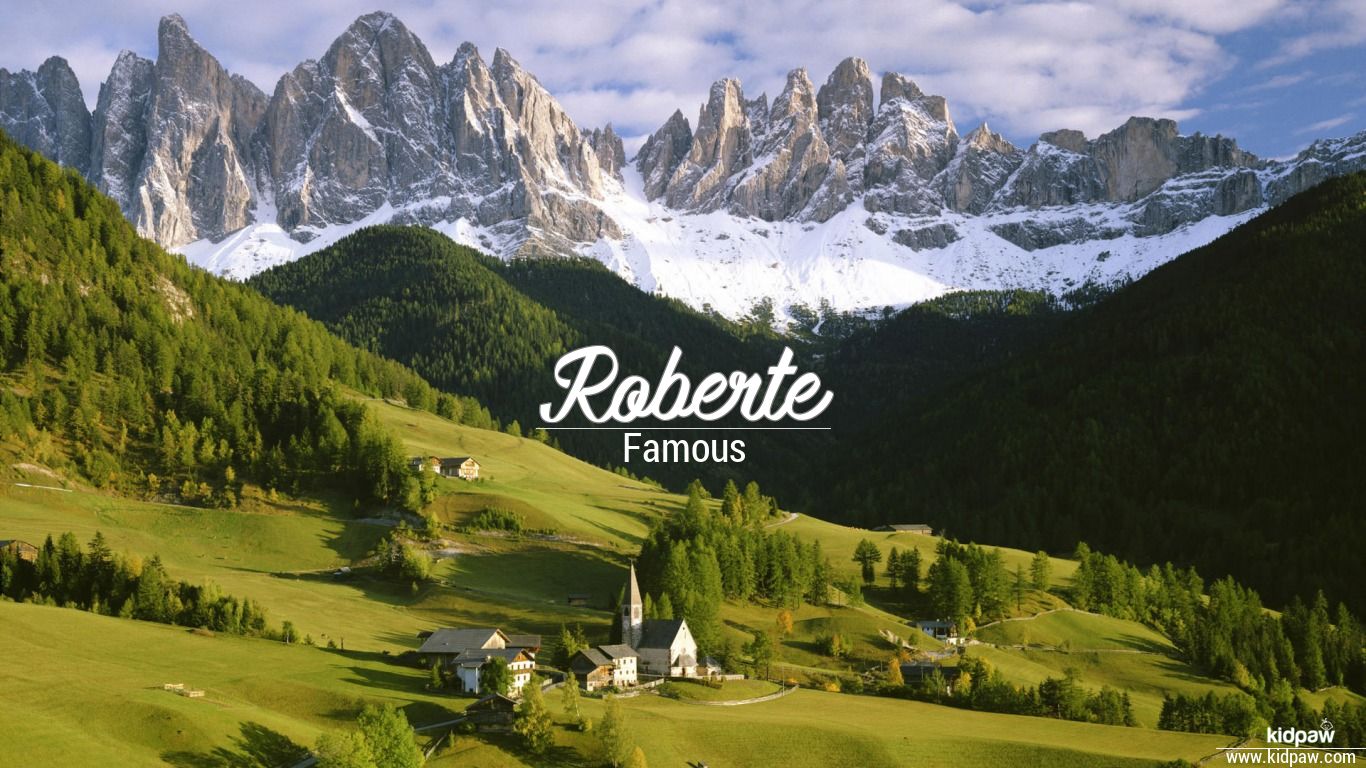 Roberte 3D Name Wallpaper for Mobile, Write Name on Photo Online