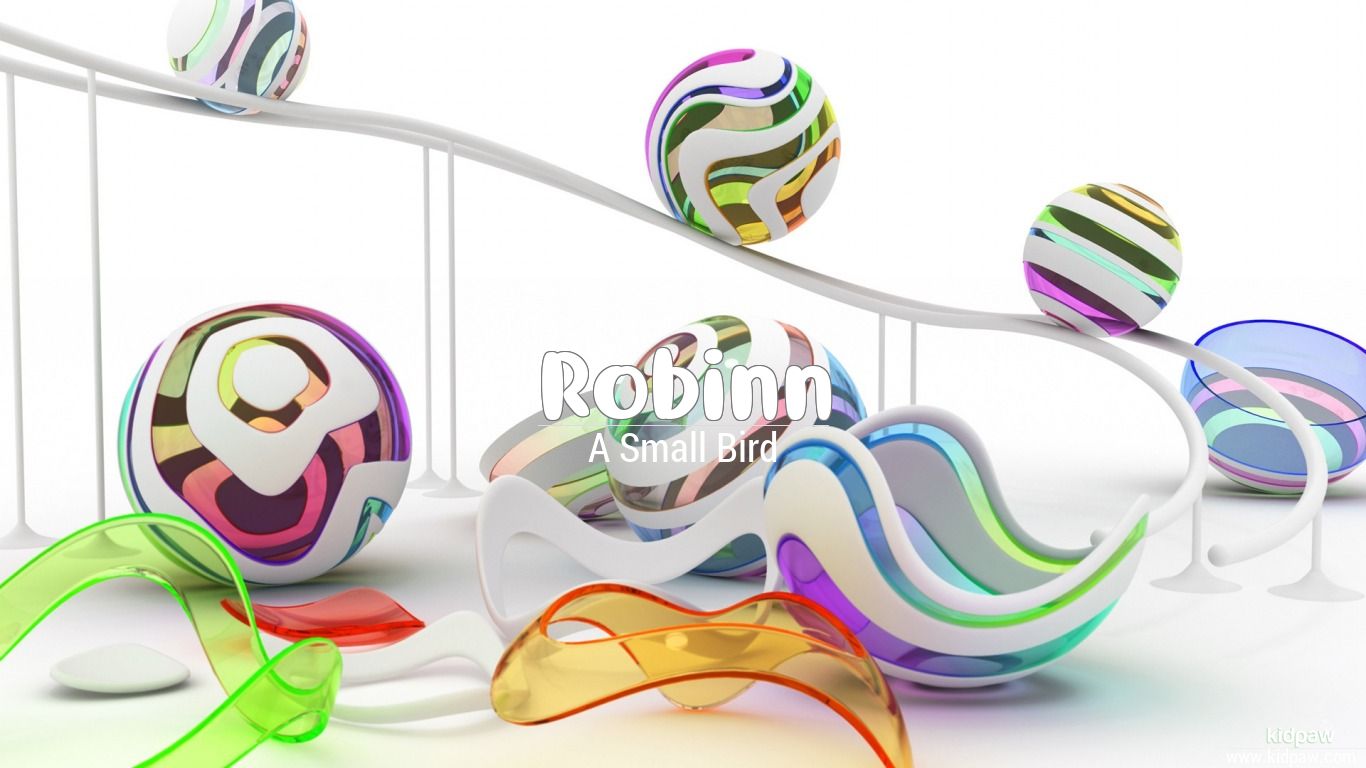 Robinn 3D Name Wallpaper for Mobile, Write Name on Photo Online