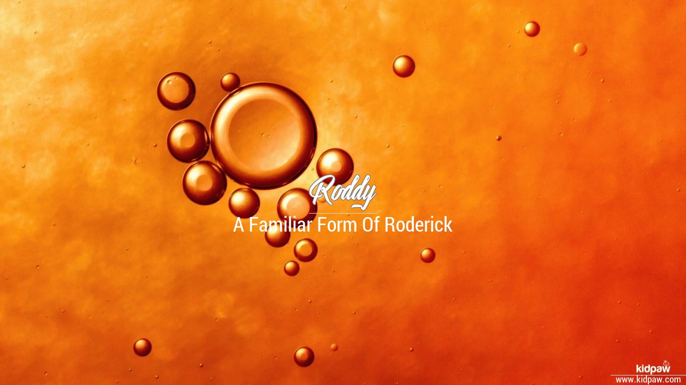Roddy 3D Name Wallpaper for Mobile, Write Name on Photo Online