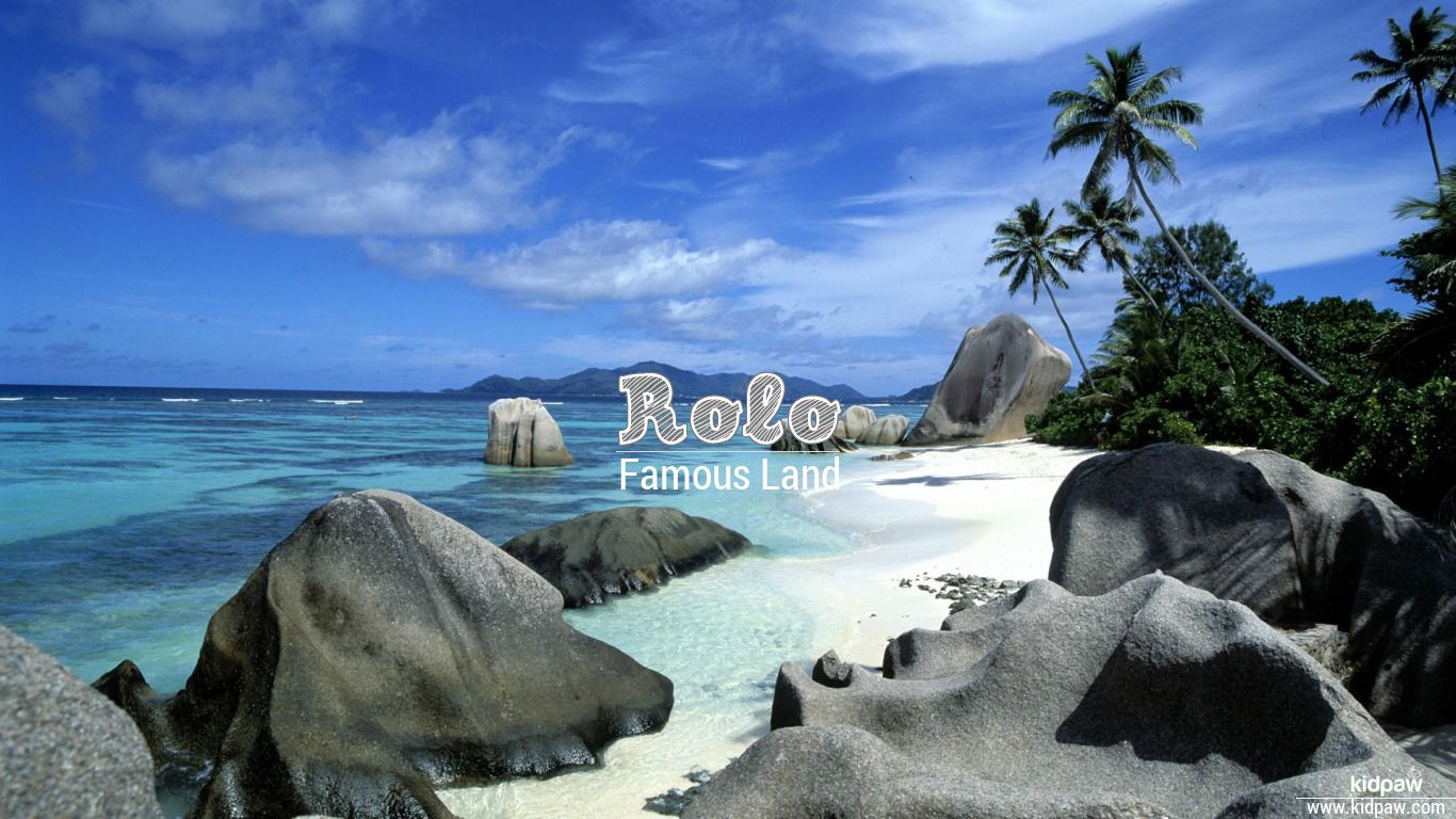Rolo 3D Name Wallpaper for Mobile, Write Name on Photo Online