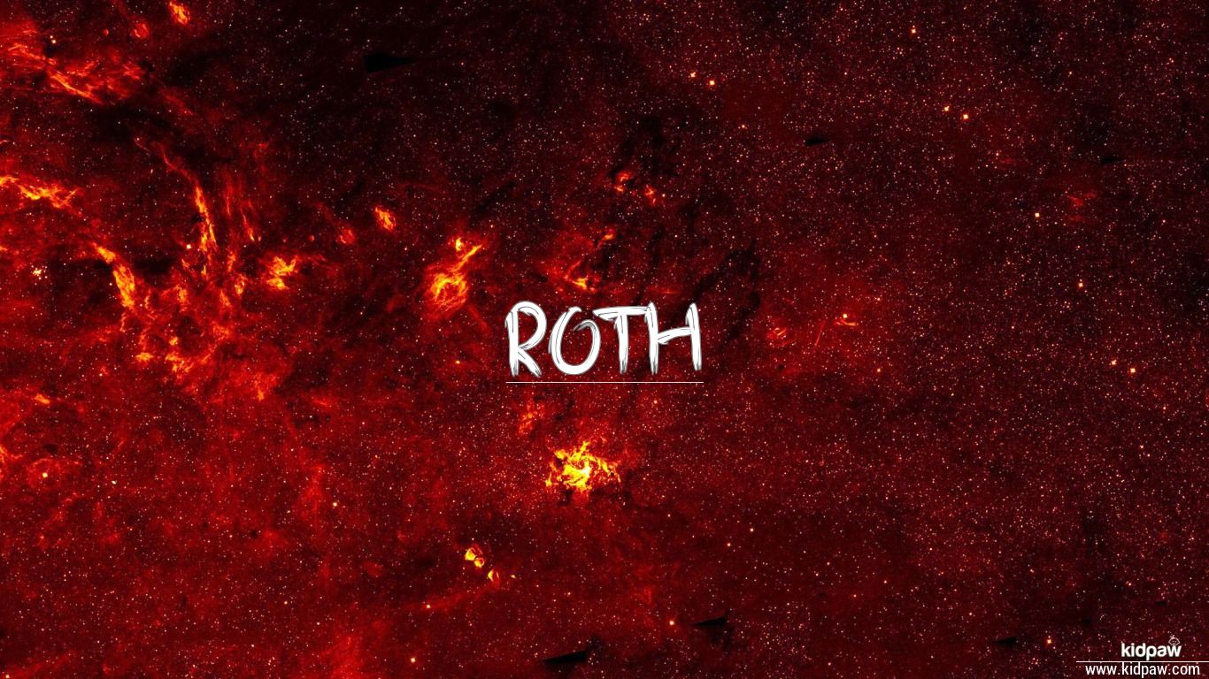 Roth 3D Name Wallpaper for Mobile, Write Name on Photo Online