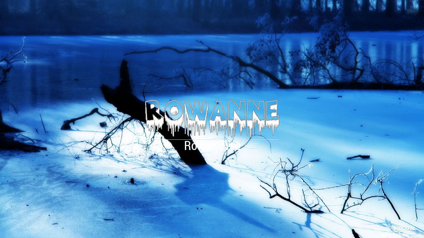 Rowanne 3D Name Wallpaper for Mobile, Write Name on Photo Online