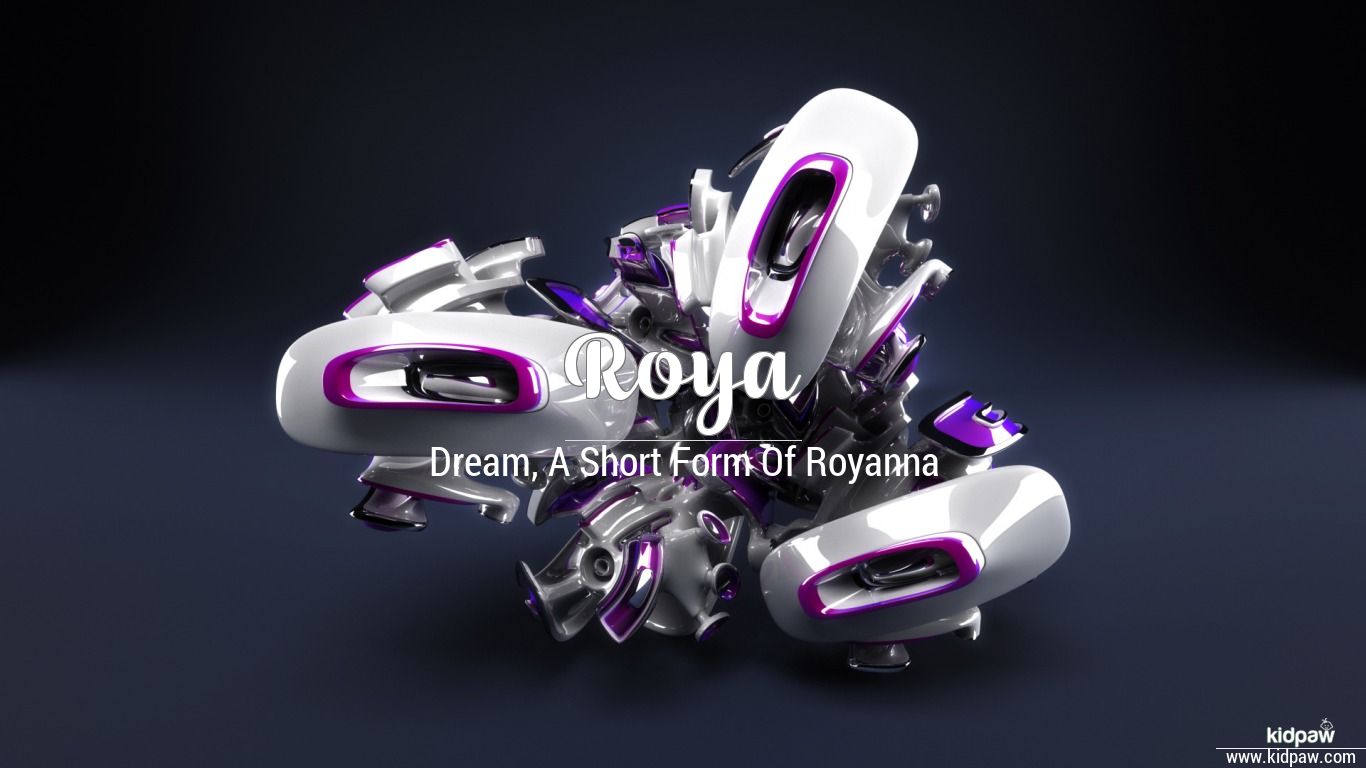 Roya 3D Name Wallpaper for Mobile, Write Name on Photo Online