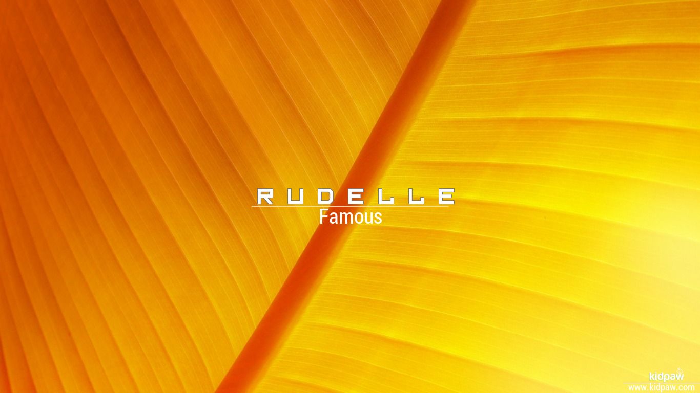Rudelle 3D Name Wallpaper for Mobile, Write Name on Photo Online