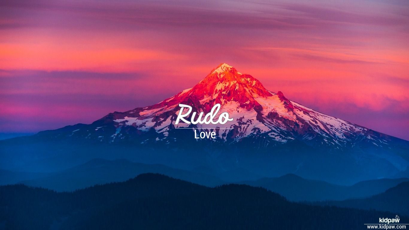 Rudo 3D Name Wallpaper for Mobile, Write Name on Photo Online