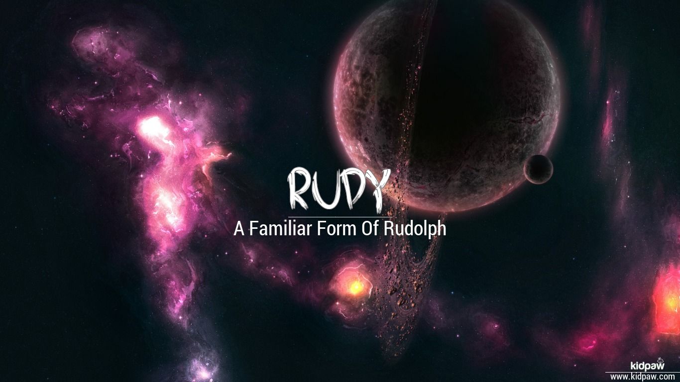Rudy 3D Name Wallpaper for Mobile, Write Name on Photo Online