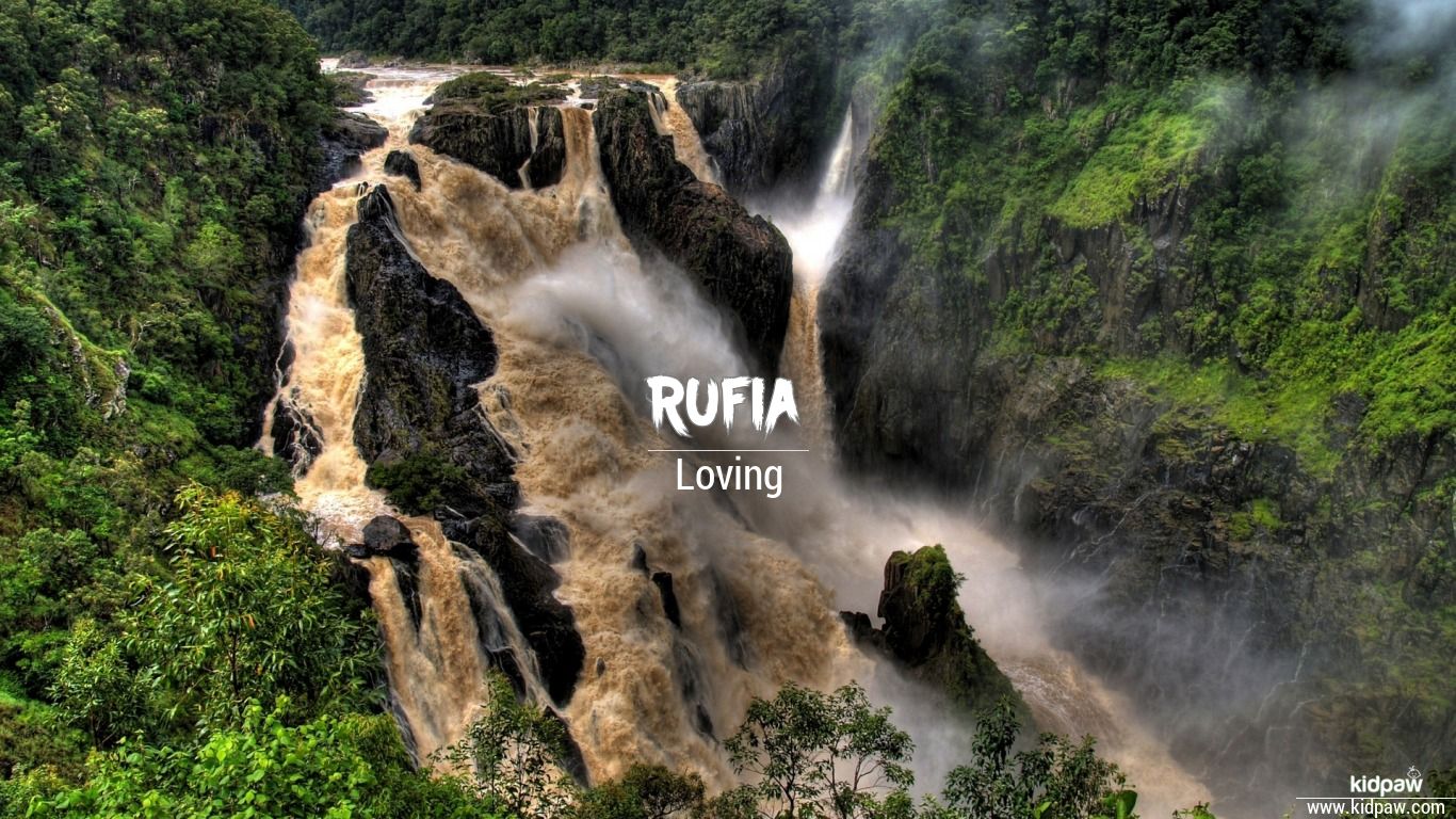 Rufia 3D Name Wallpaper for Mobile, Write Name on Photo Online