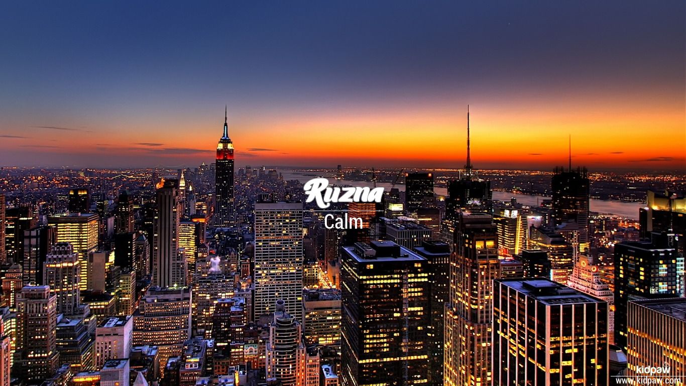 Ruzna 3D Name Wallpaper for Mobile, Write Name on Photo Online