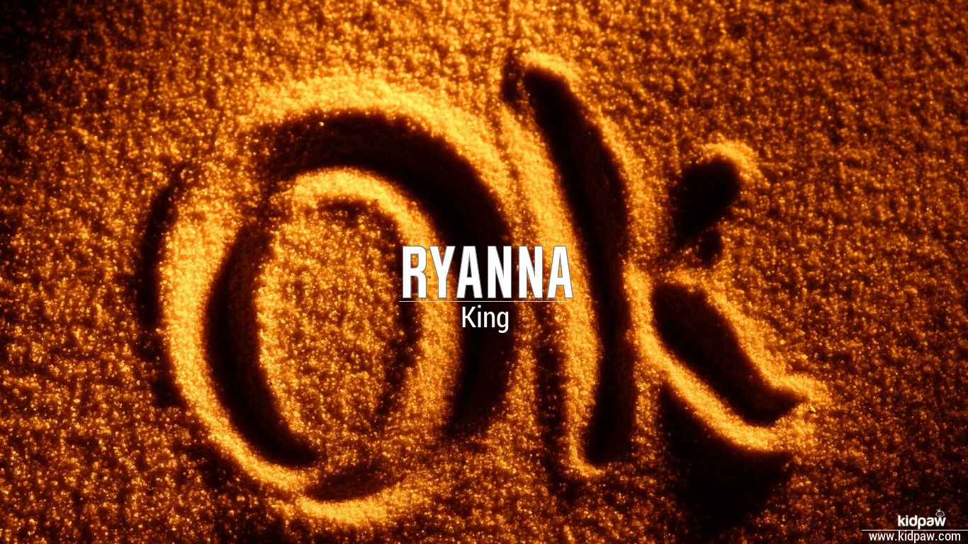 Ryanna 3D Name Wallpaper for Mobile, Write Name on Photo Online