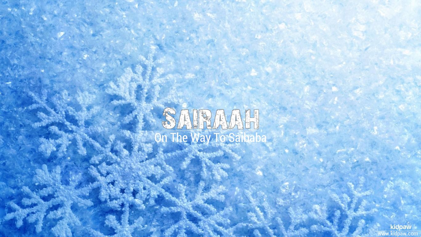 Sairaah 3D Name Wallpaper for Mobile, Write सैराह Name on Photo Online