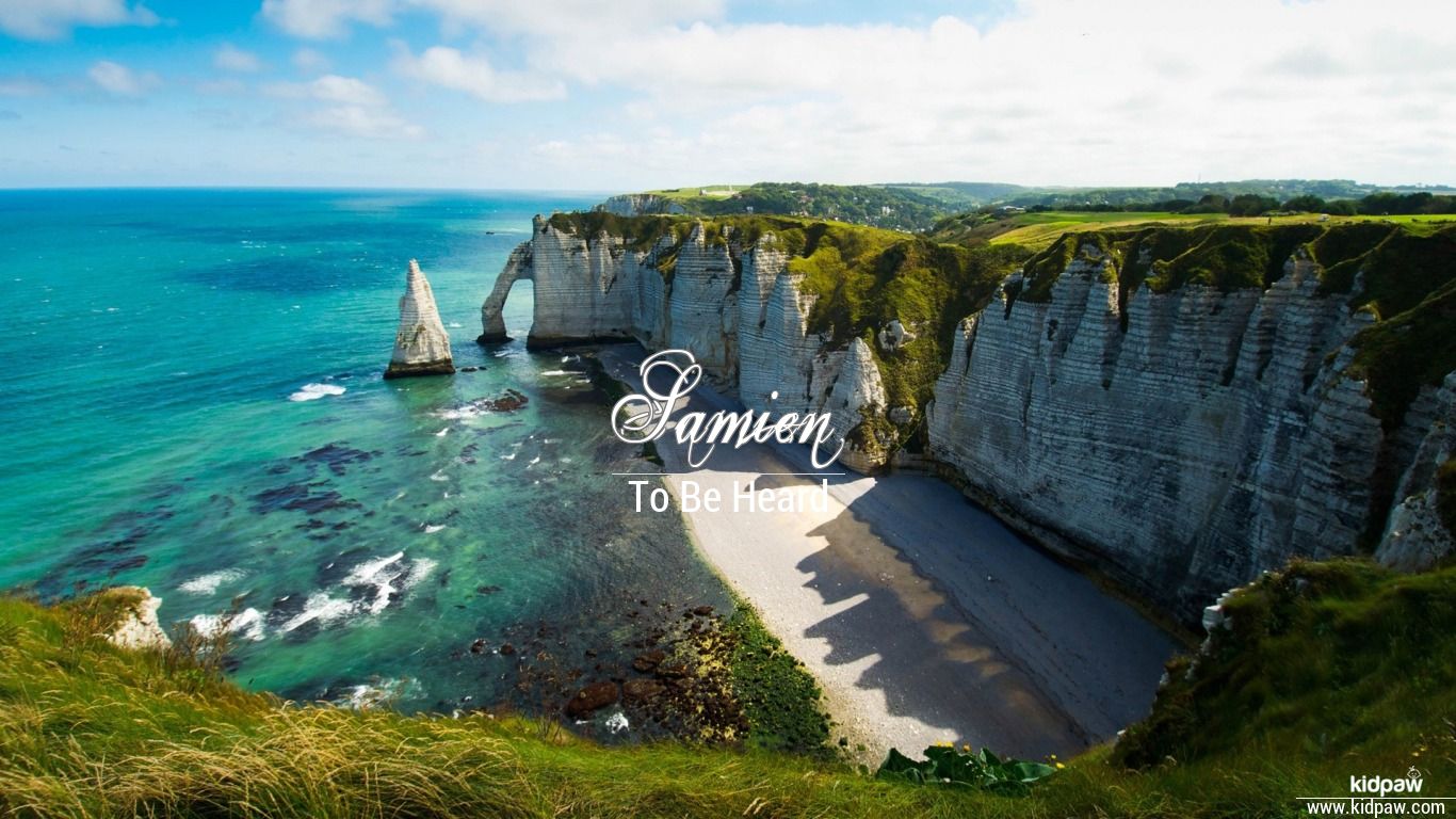 Samien 3D Name Wallpaper for Mobile, Write Name on Photo Online