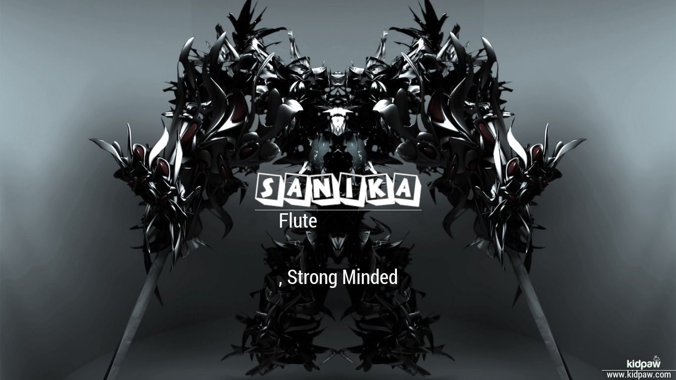 Sanika 3D Name Wallpaper for Mobile, Write سنیکا Name on Photo Online