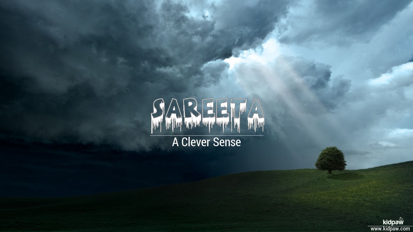 Sareeta 3D Name Wallpaper for Mobile, Write Name on Photo Online