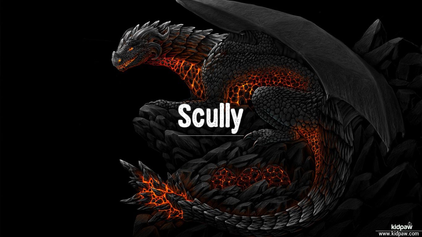 Scully 3D Name Wallpaper for Mobile, Write Name on Photo Online