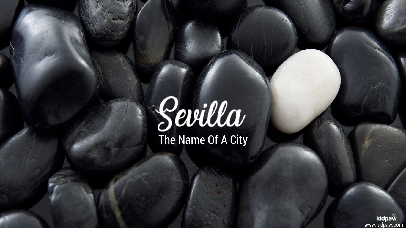 Sevilla 3D Name Wallpaper for Mobile, Write Name on Photo Online