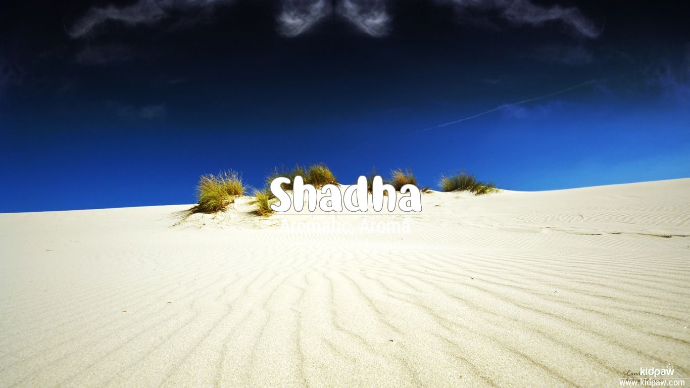 Shadha 3D Name Wallpaper for Mobile, Write شدھا Name on Photo Online