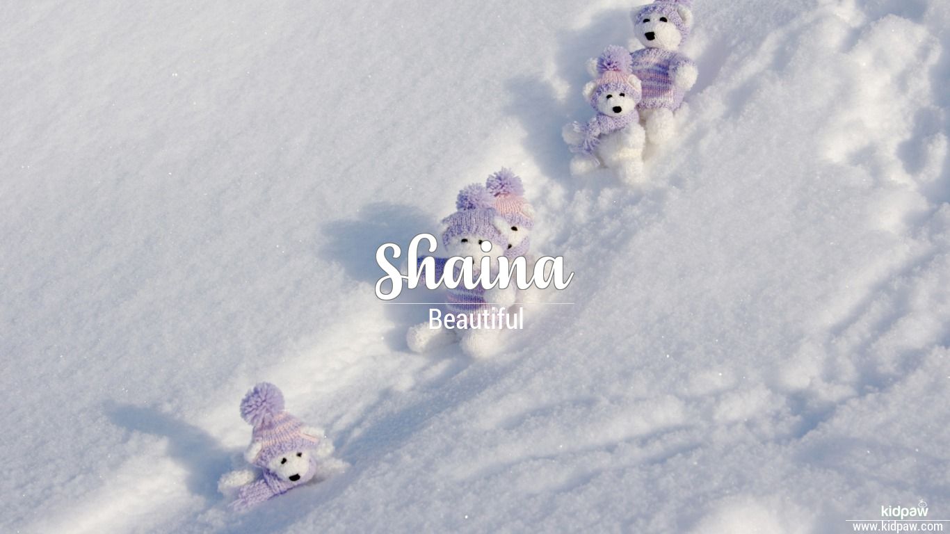 Shaina 3D Name Wallpaper for Mobile, Write شینا Name on Photo Online