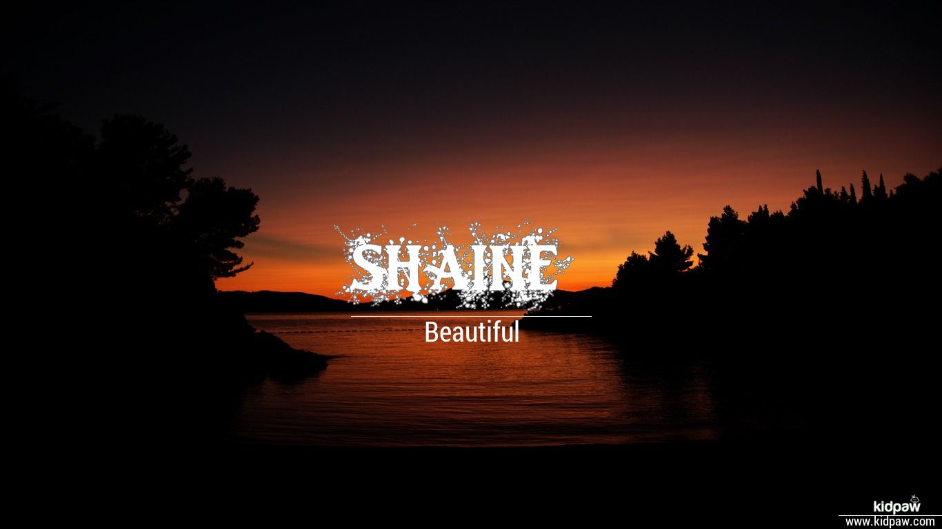 Shaine 3D Name Wallpaper for Mobile, Write Name on Photo Online