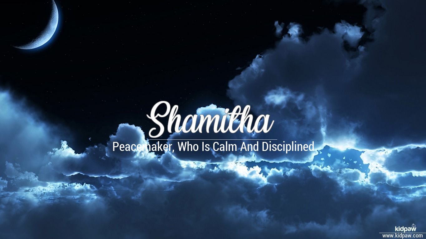 Shamitha 3D Name Wallpaper for Mobile, Write शमीठा Name on Photo Online