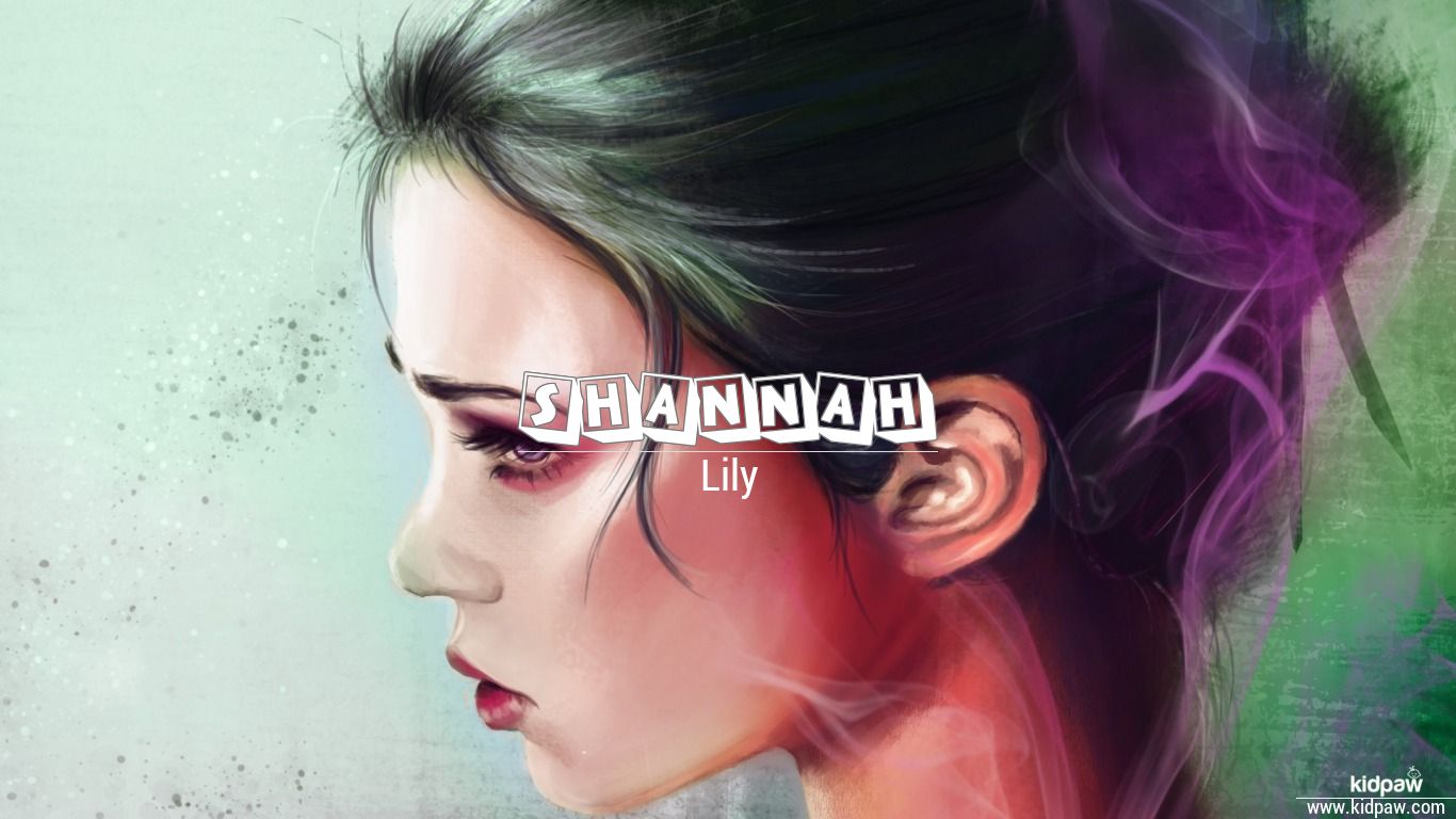 Shannah 3D Name Wallpaper for Mobile, Write Name on Photo Online