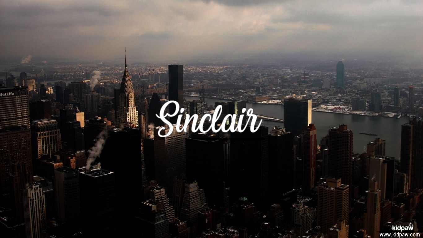 Sinclair 3D Name Wallpaper for Mobile, Write Name on Photo Online