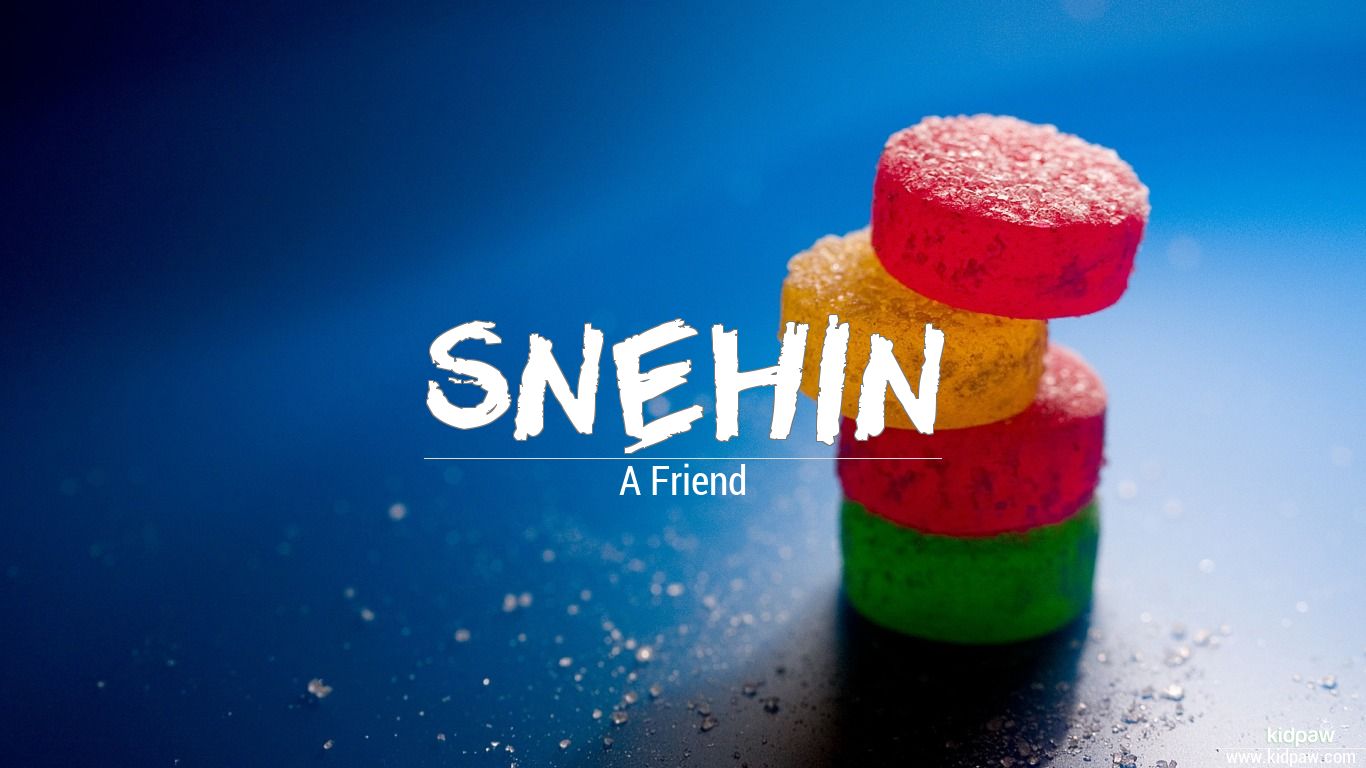Snehin 3D Name Wallpaper for Mobile, Write स्नेहिं Name on Photo Online