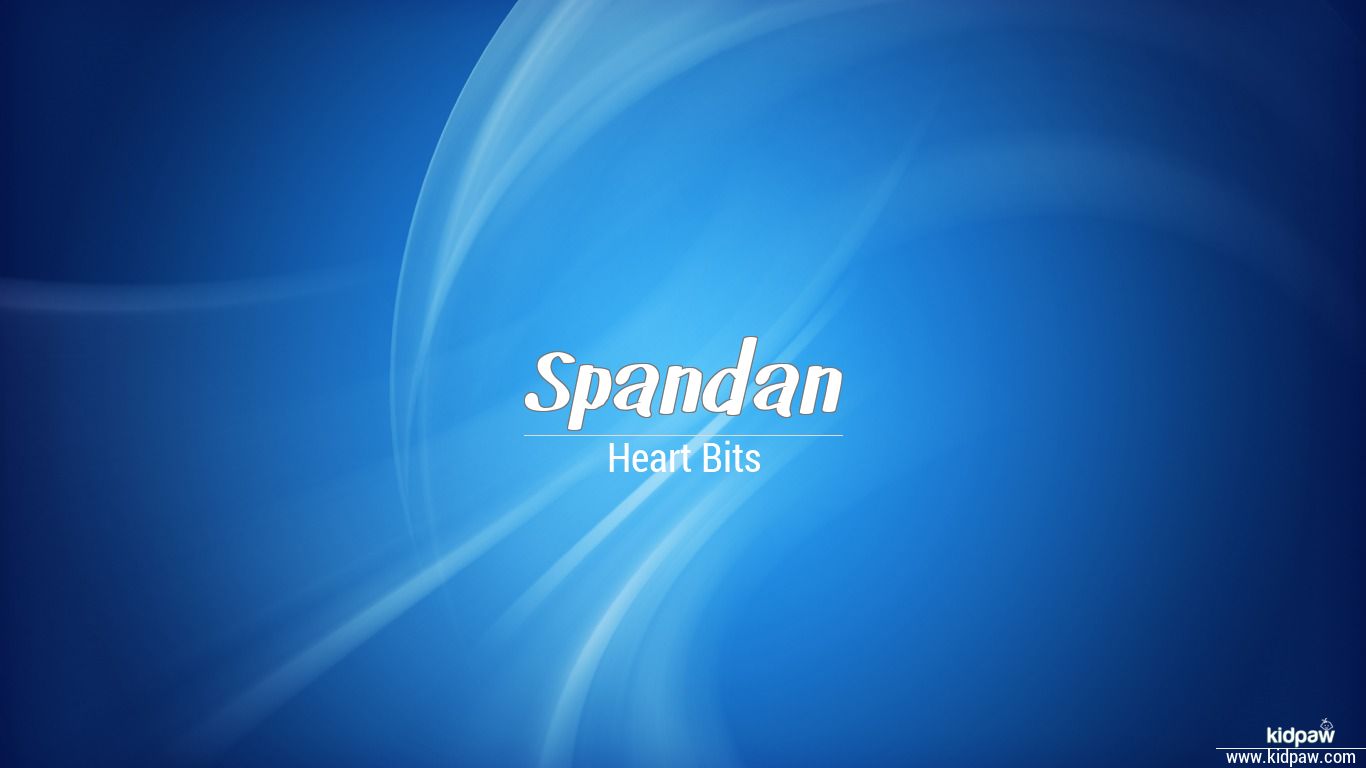 Spandan 3D Name Wallpaper for Mobile, Write स्पंदन Name on Photo Online