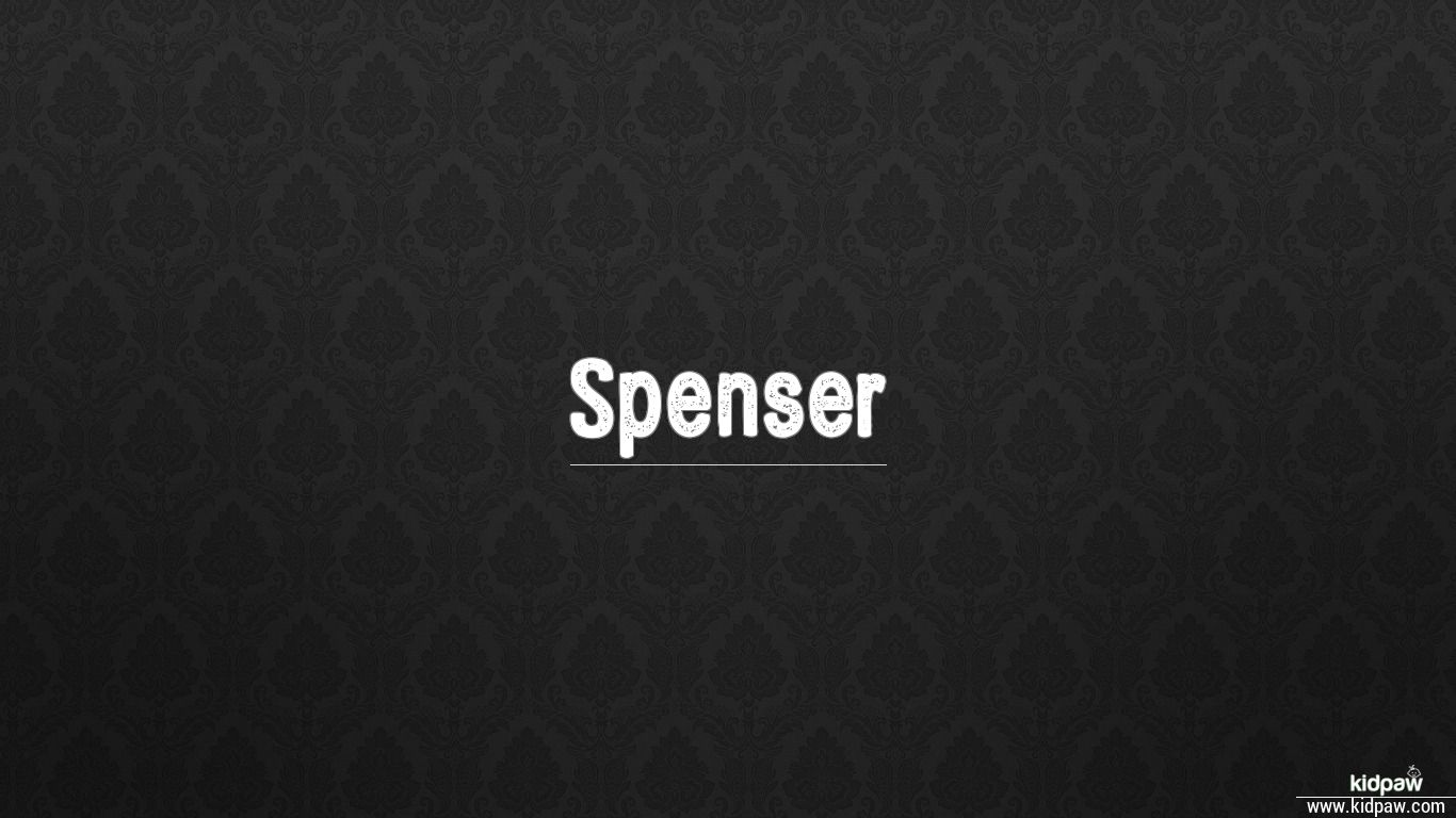 Spenser 3D Name Wallpaper for Mobile, Write Name on Photo Online