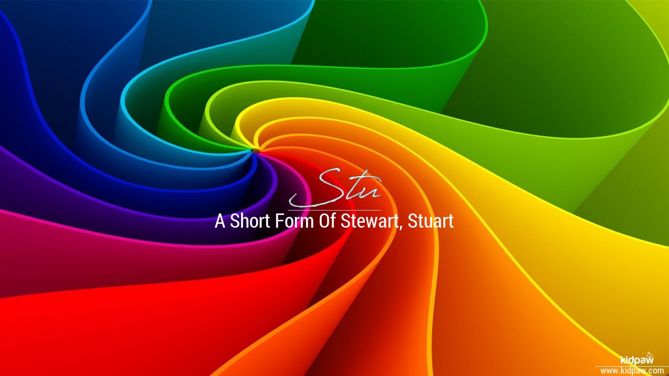 Stu 3D Name Wallpaper for Mobile, Write Name on Photo Online