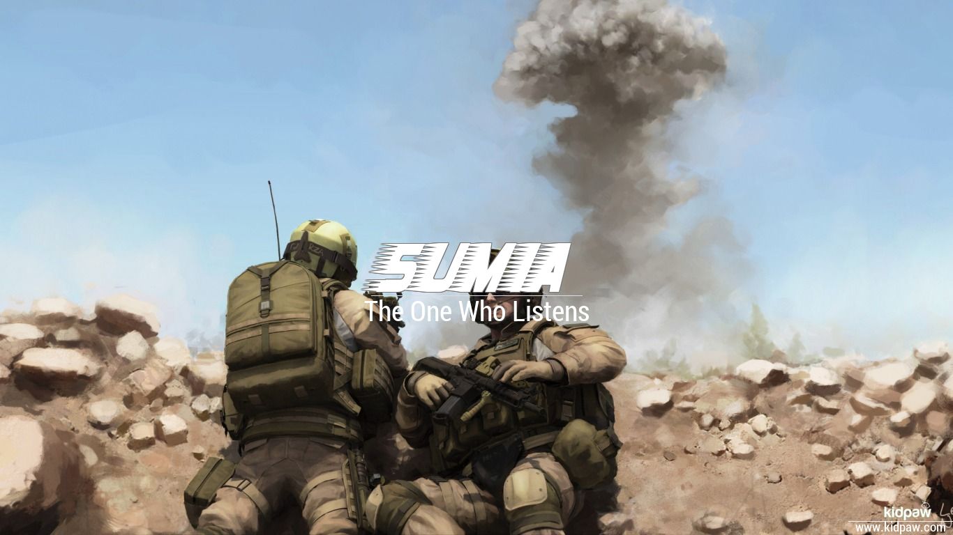 Sumia 3D Name Wallpaper for Mobile, Write سمیہ Name on Photo Online