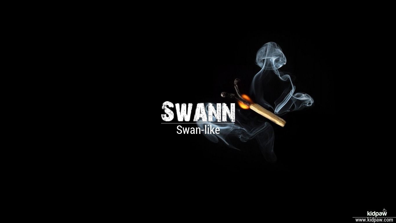 Swann 3D Name Wallpaper for Mobile, Write Name on Photo Online