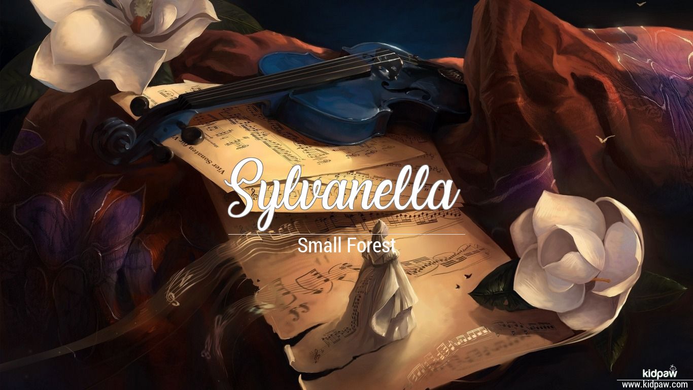 Sylvanella 3D Name Wallpaper for Mobile, Write Name on Photo Online