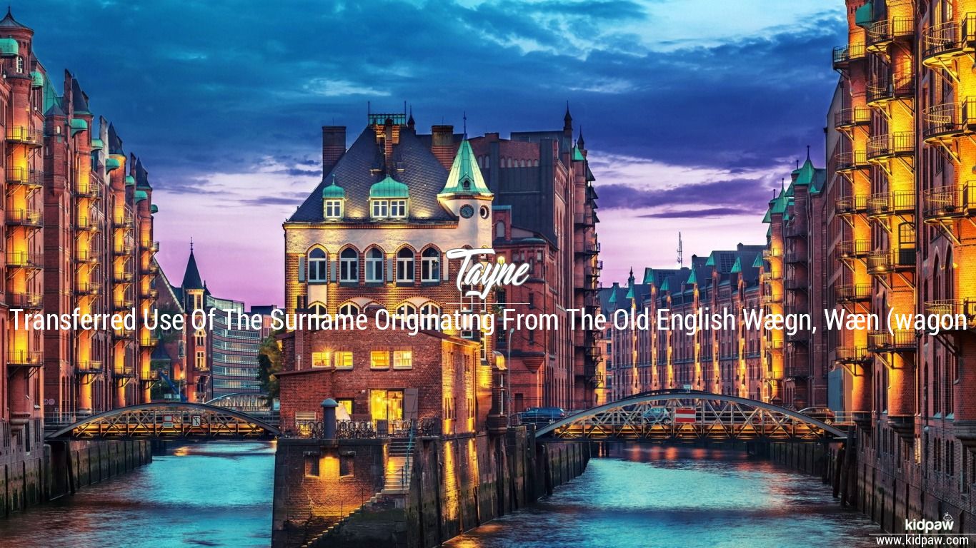 Tayne 3D Name Wallpaper for Mobile, Write Name on Photo Online