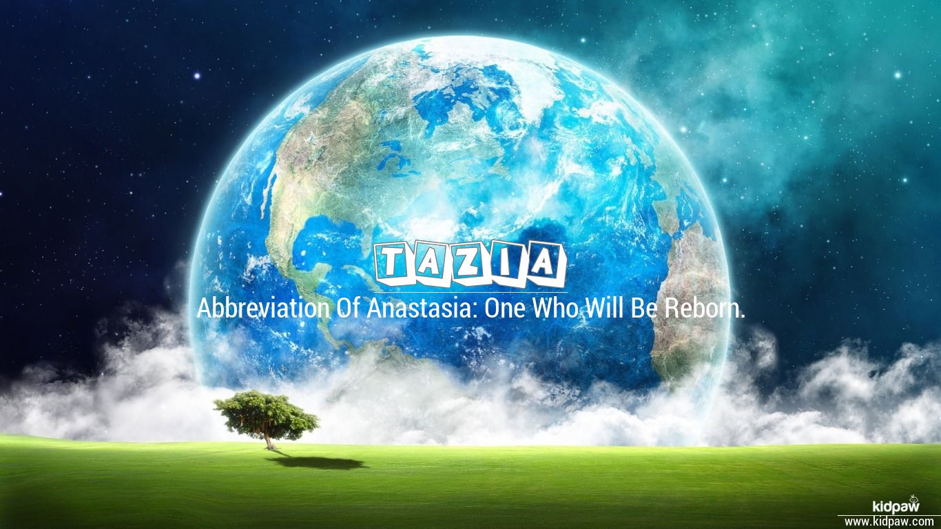 Tazia 3D Name Wallpaper for Mobile, Write Name on Photo Online