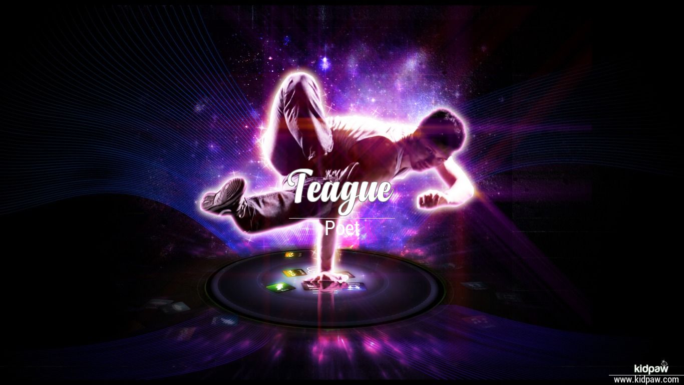 Teague 3D Name Wallpaper for Mobile, Write Name on Photo Online