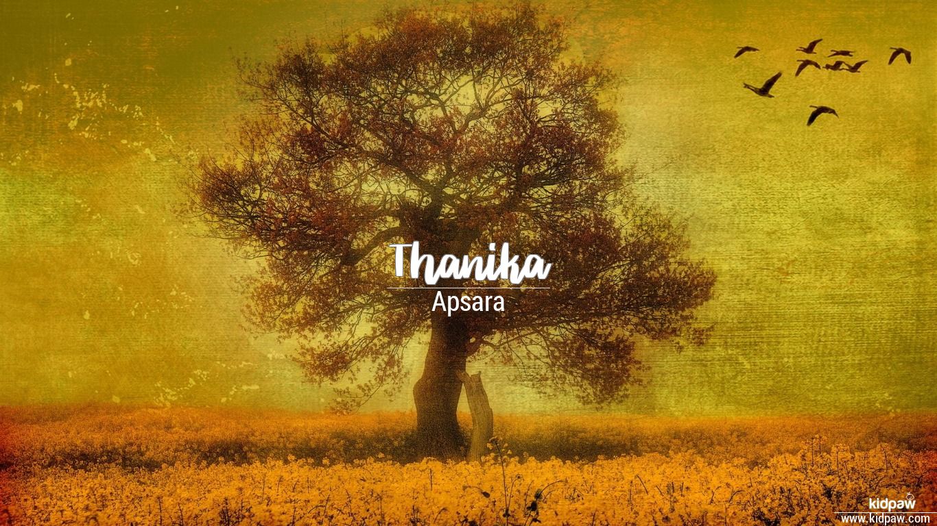 Thanika 3D Name Wallpaper for Mobile, Write थानीका Name on Photo Online
