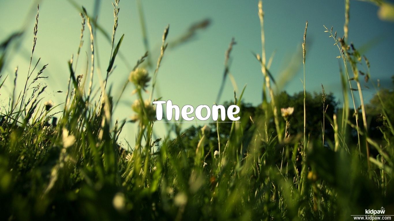 Theone 3D Name Wallpaper for Mobile, Write Name on Photo Online
