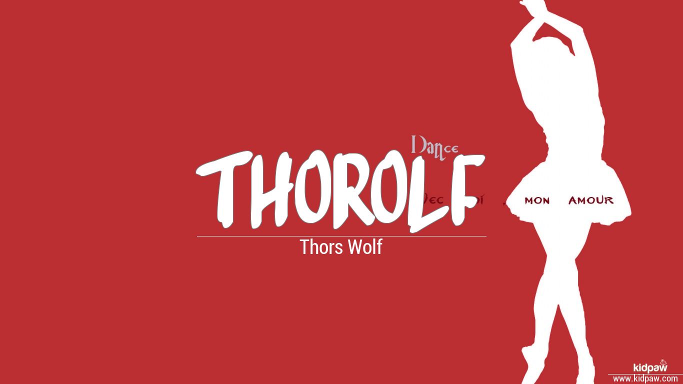Thorolf 3D Name Wallpaper for Mobile, Write Name on Photo Online