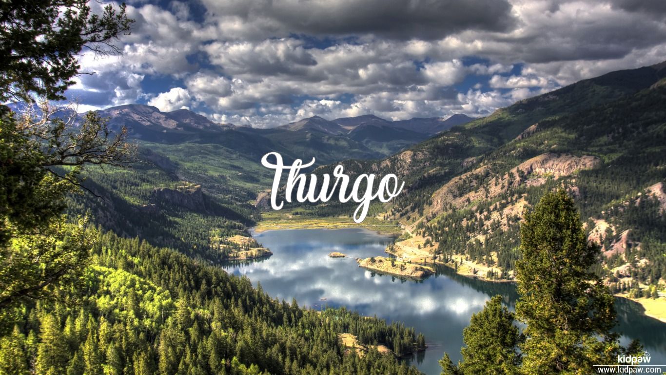 Thurgo 3D Name Wallpaper for Mobile, Write Name on Photo Online