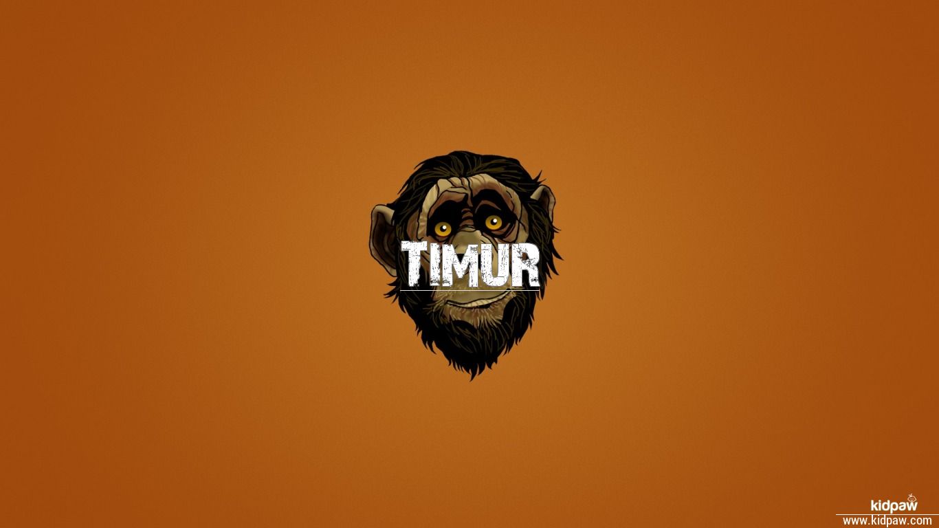 Timur 3D Name Wallpaper for Mobile, Write Name on Photo Online