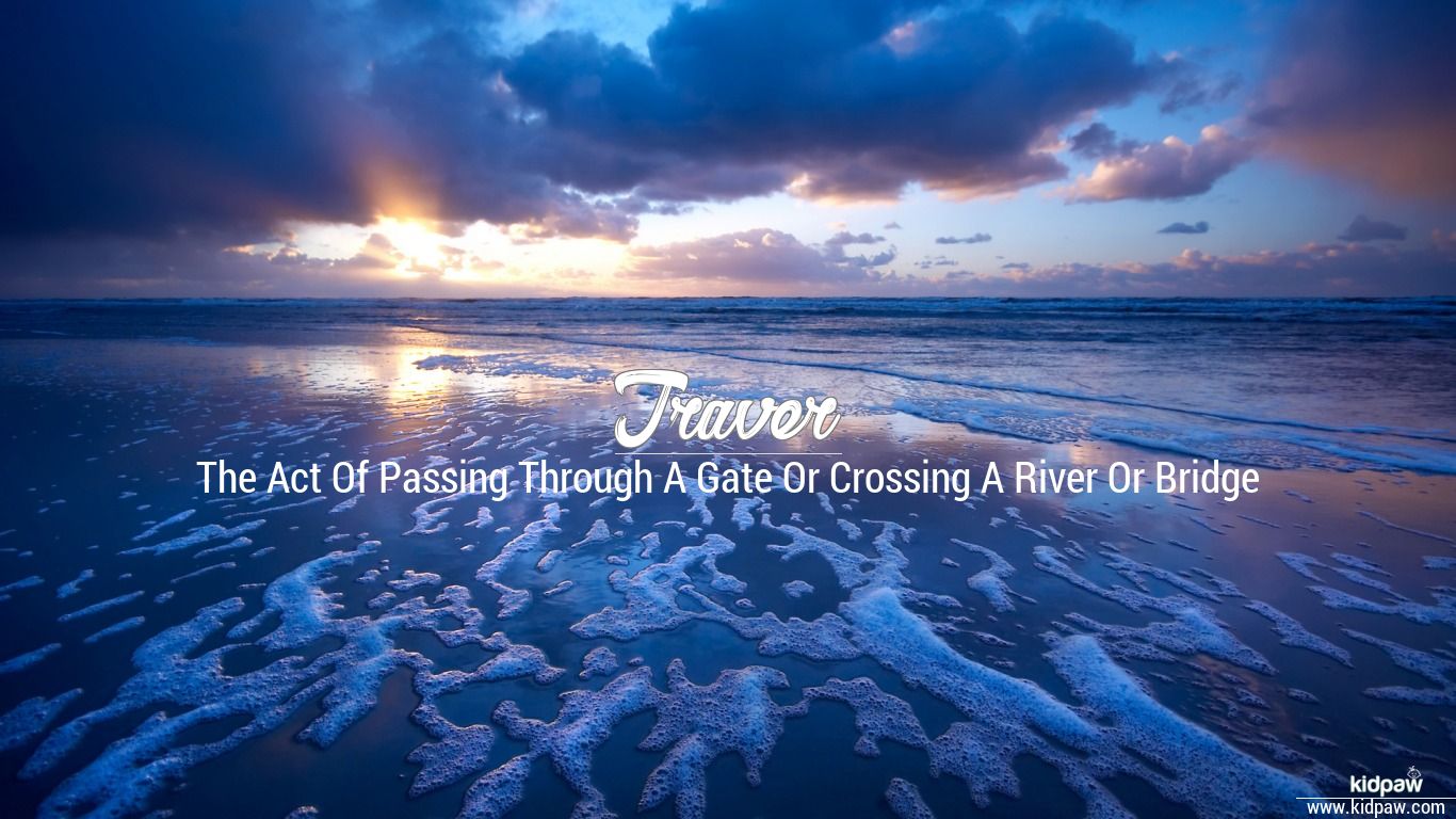 Traver 3D Name Wallpaper for Mobile, Write Name on Photo Online