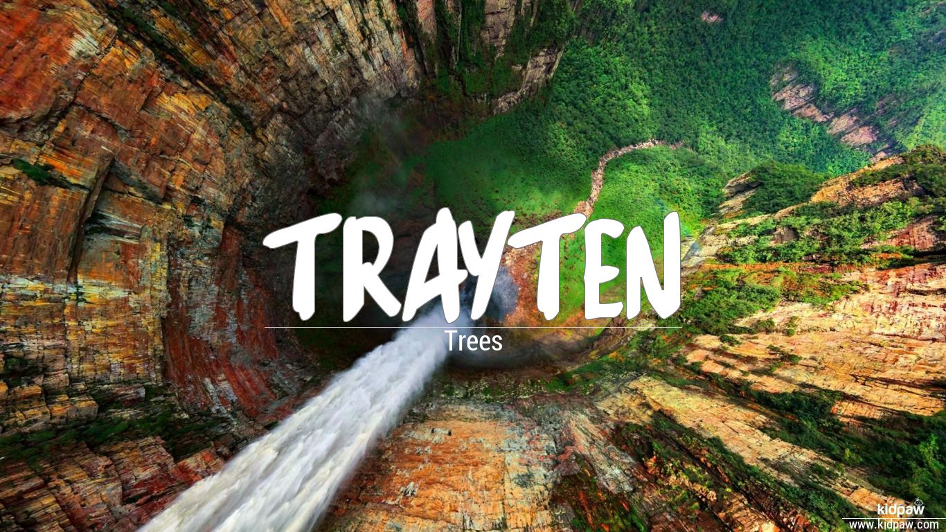 Trayten 3D Name Wallpaper for Mobile, Write Name on Photo Online