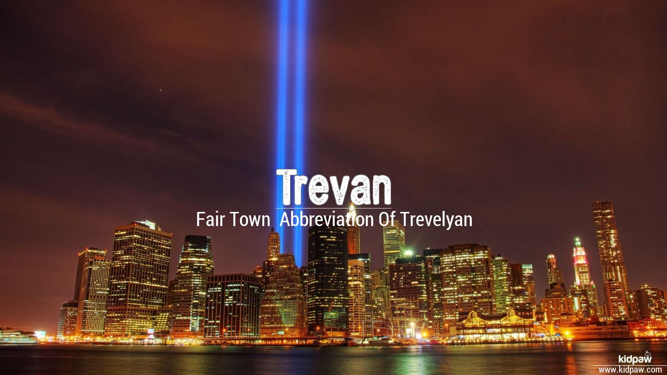 Trevan 3D Name Wallpaper for Mobile, Write Name on Photo Online