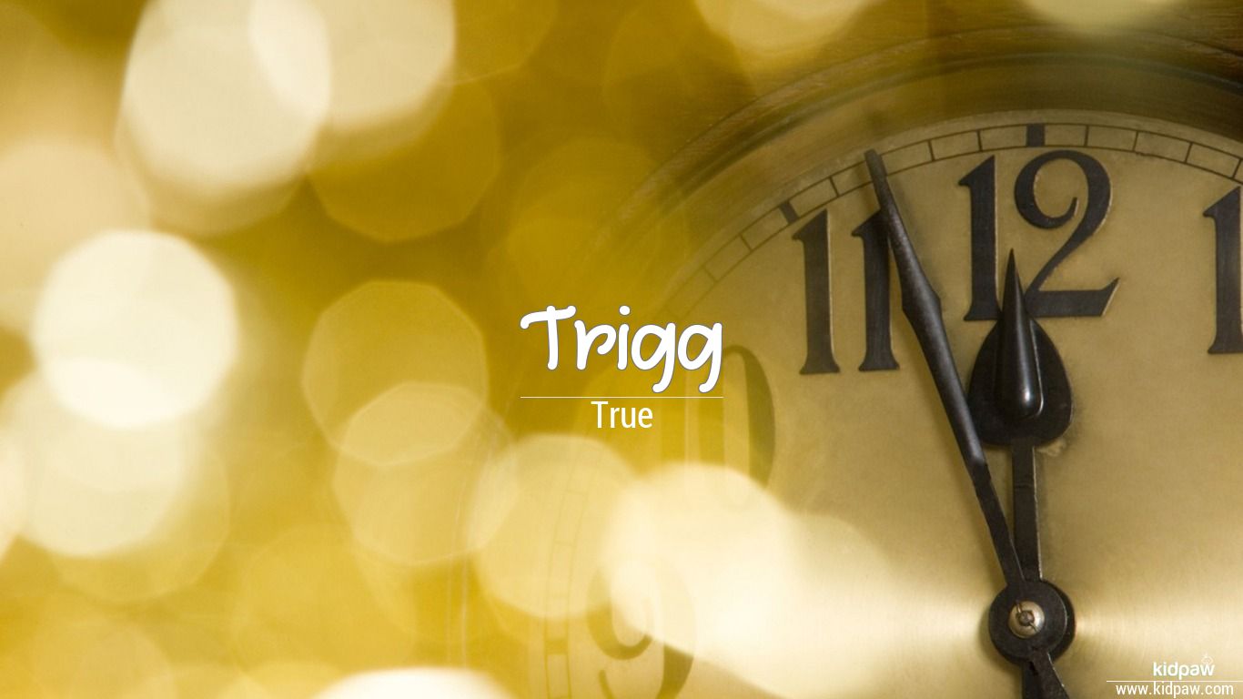 Trigg 3D Name Wallpaper for Mobile, Write Name on Photo Online
