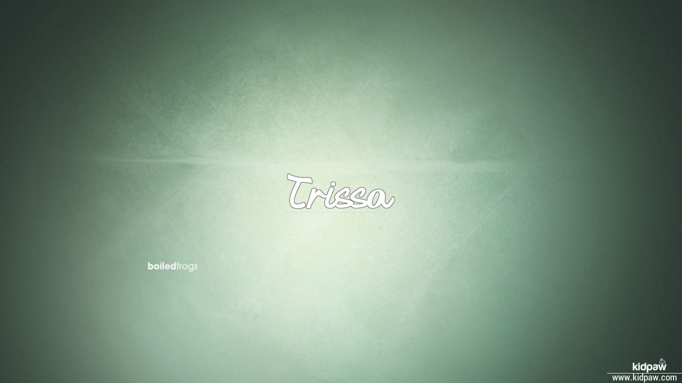 Trissa 3D Name Wallpaper for Mobile, Write Name on Photo Online
