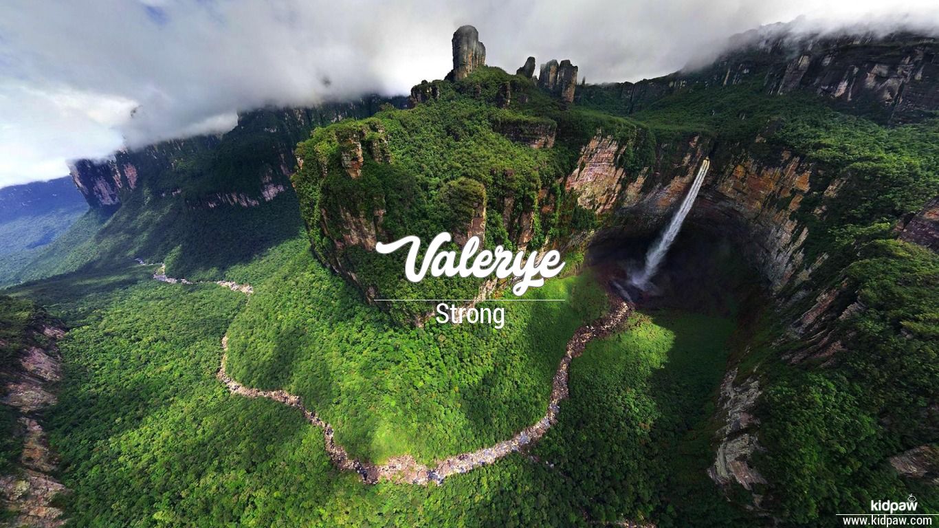 Valerye 3D Name Wallpaper for Mobile, Write Name on Photo Online