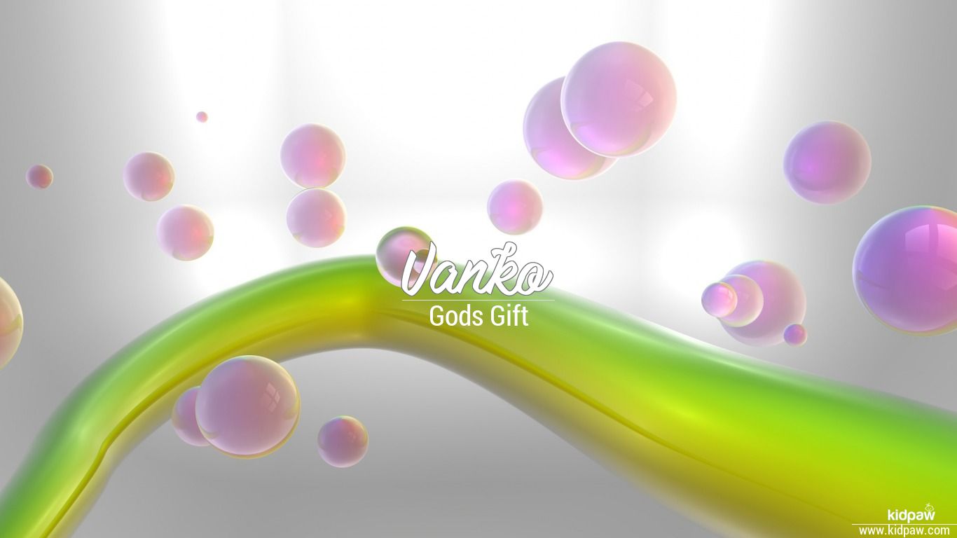 Vanko 3D Name Wallpaper for Mobile, Write Name on Photo Online