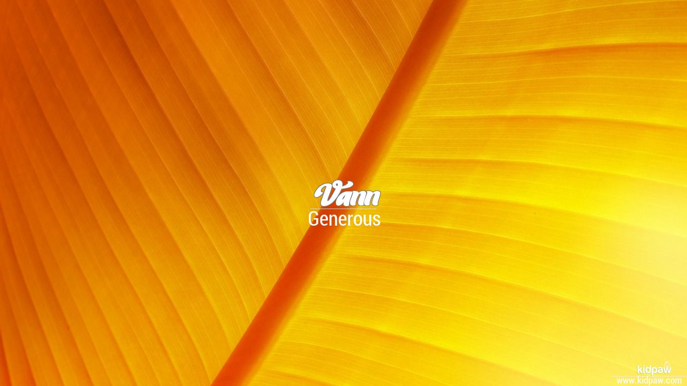 Vann 3D Name Wallpaper for Mobile, Write Name on Photo Online