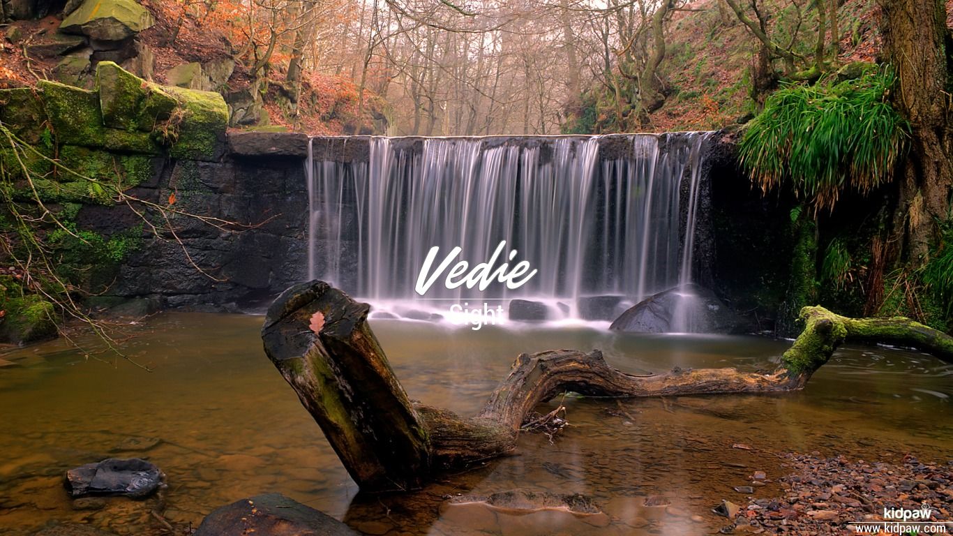 Vedie 3D Name Wallpaper for Mobile, Write Name on Photo Online