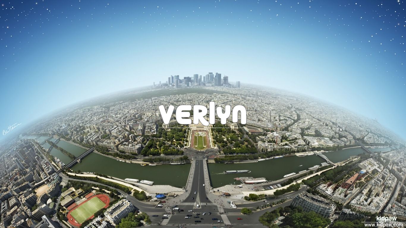 Verlyn 3D Name Wallpaper for Mobile, Write Name on Photo Online